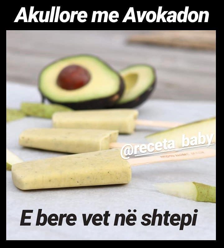 Akullore me Avokado 🥑 – Gerta Receta BABY